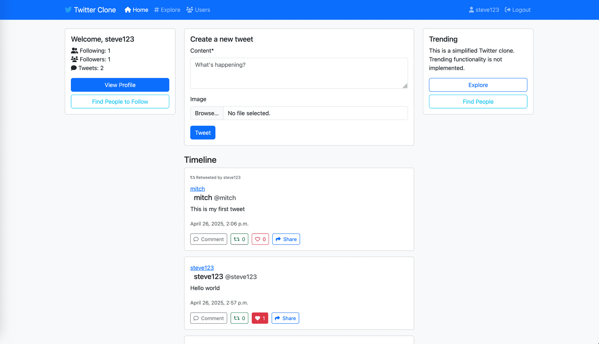 Creating a Twitter clone with both Copilot agent mode and Cursor ...